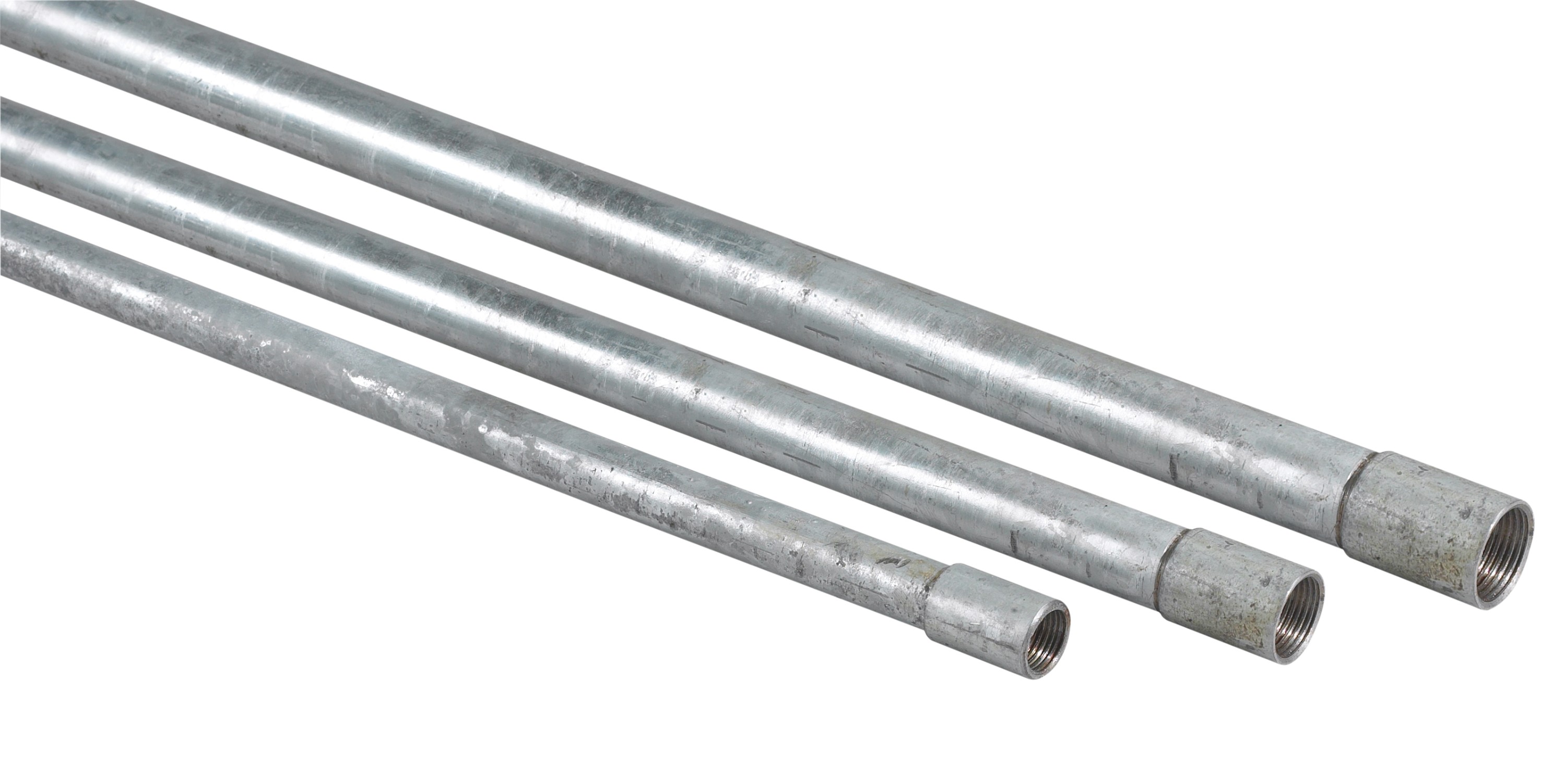 Stålrör, svarta och galvaniserade elinstallationsrör